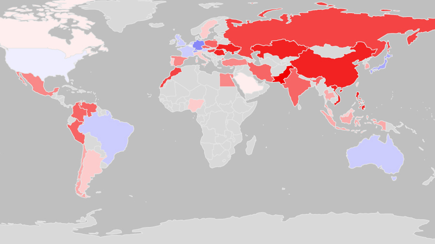 What Nations Were The Most Forward-Looking In 2012? : The Two-Way : NPR