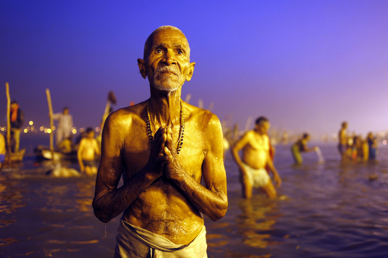 Seeking A Glimpse Of Immortality In The Waters Of India's Holy Rivers : NPR