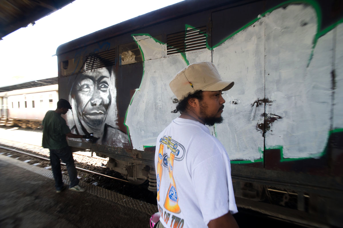 Kenya's Graffiti Train Seeks To Promote A Peaceful Election | NCPR News
