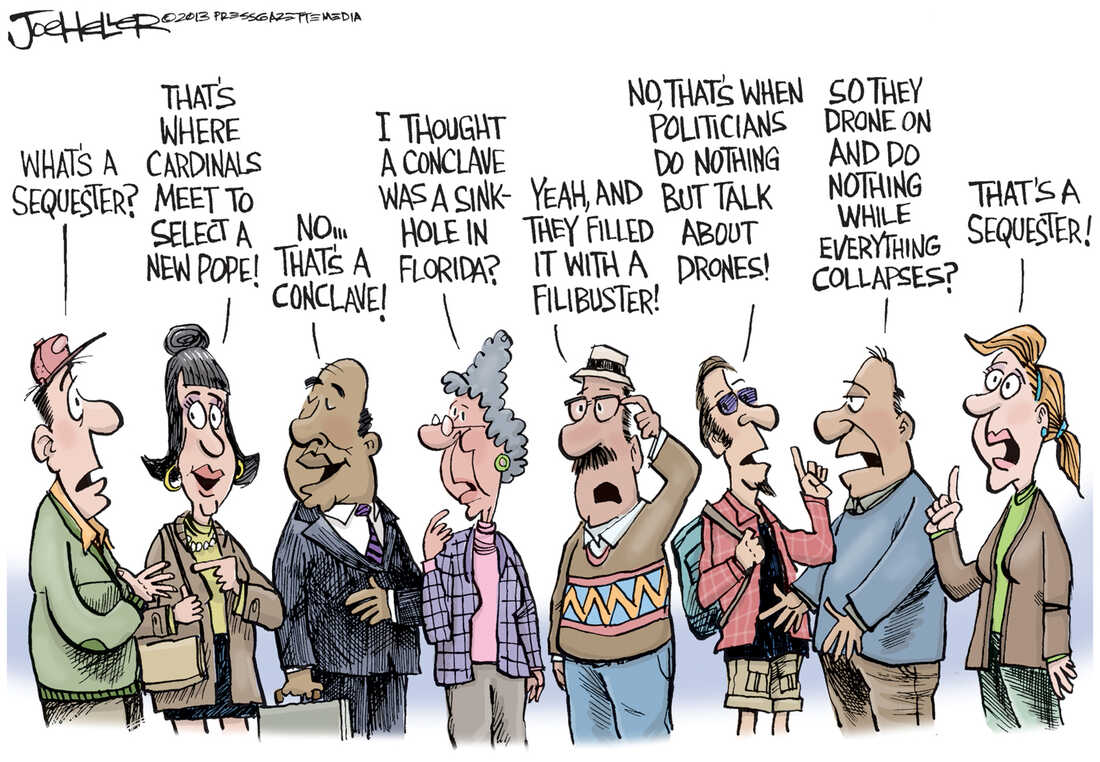 Double Take 'Toons: Sequester Effects? : NPR