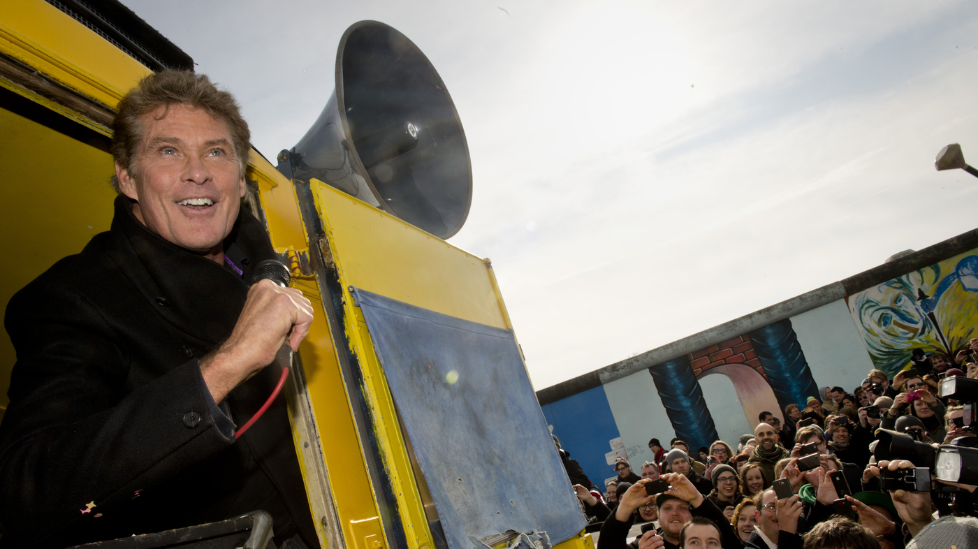 Long After Its Fall, Berlin Wall Is Focus Of New Protests : NPR