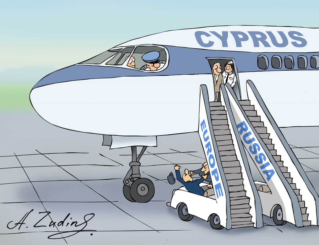 Double Take 'Toons: Cyprus Bailed Out? : NPR