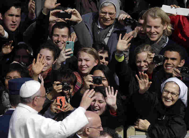 Pope's First Easter Mass Sends Messages Of Peace : NPR
