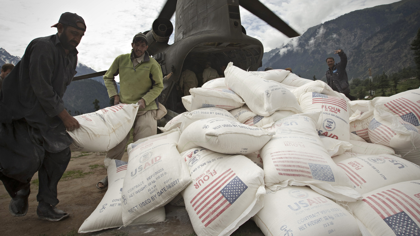 A Political War Brews Over 'Food For Peace' Aid Program : The Salt : NPR