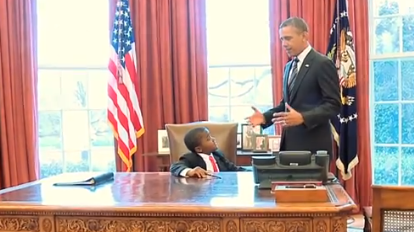 WATCH: Kid President Meets President Obama : The Two-Way : NPR