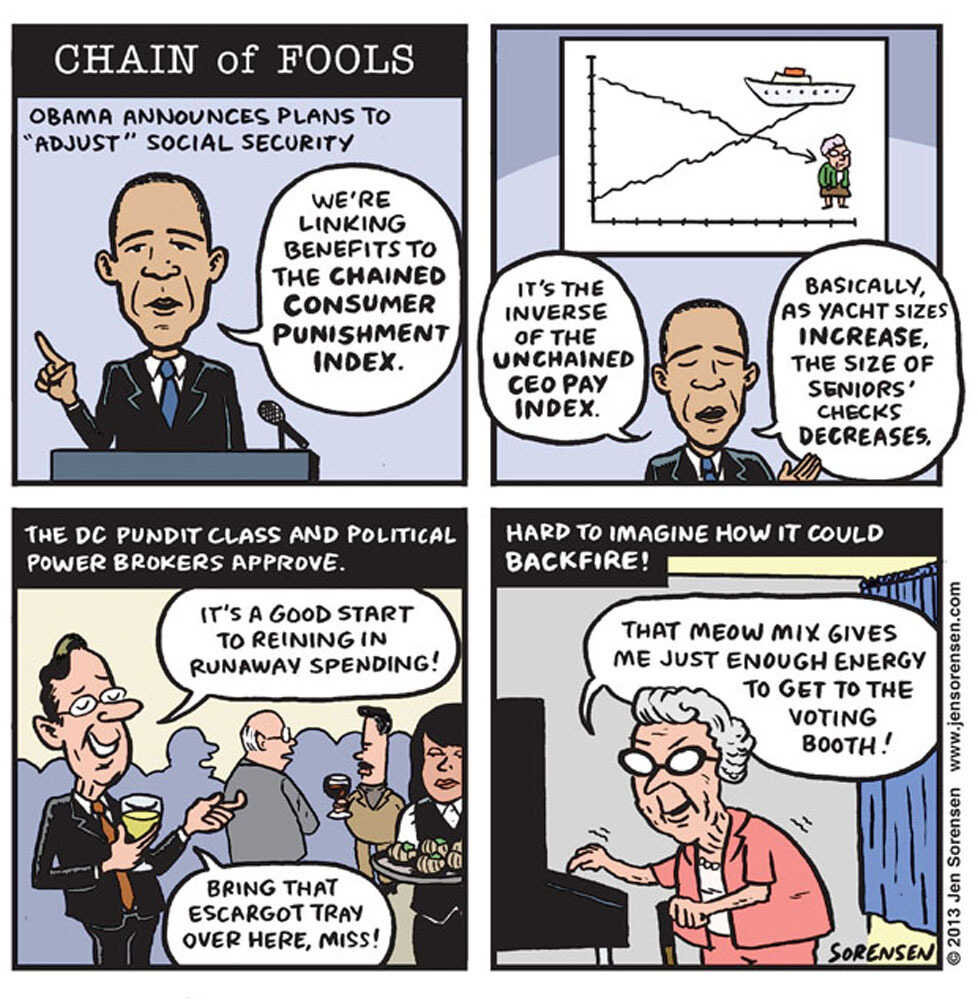 Double Take 'Toons: CPI Unchained? : NPR