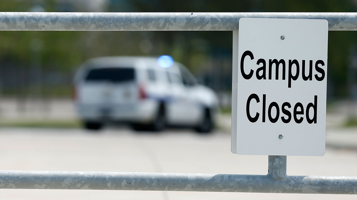 Students Stopped The Stabbing Suspect At Texas College : The Two-Way : NPR
