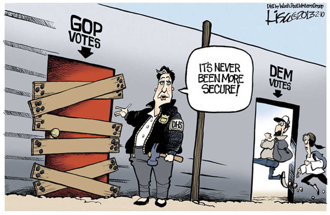 Double Take 'Toons: Bordering On Done? : NPR