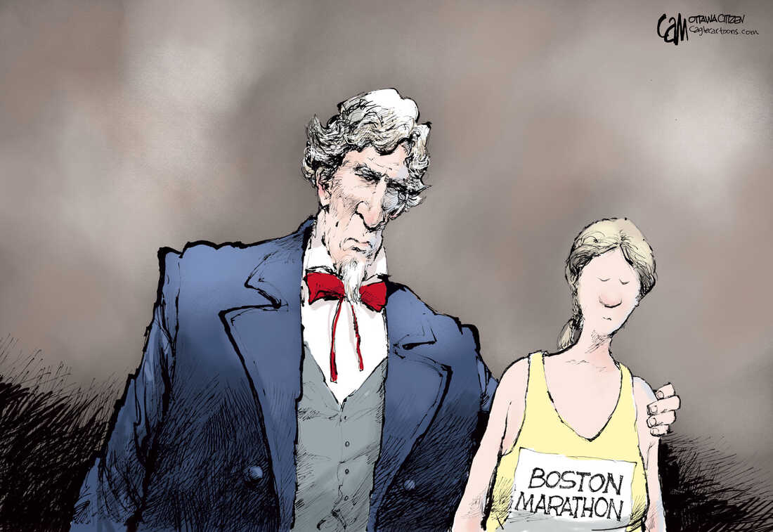 Double Take 'Toons: Patriots Day Bombings : NPR