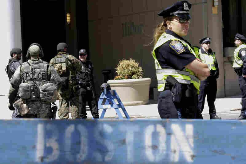 Photos: Boston Two Days After The Explosions : NPR