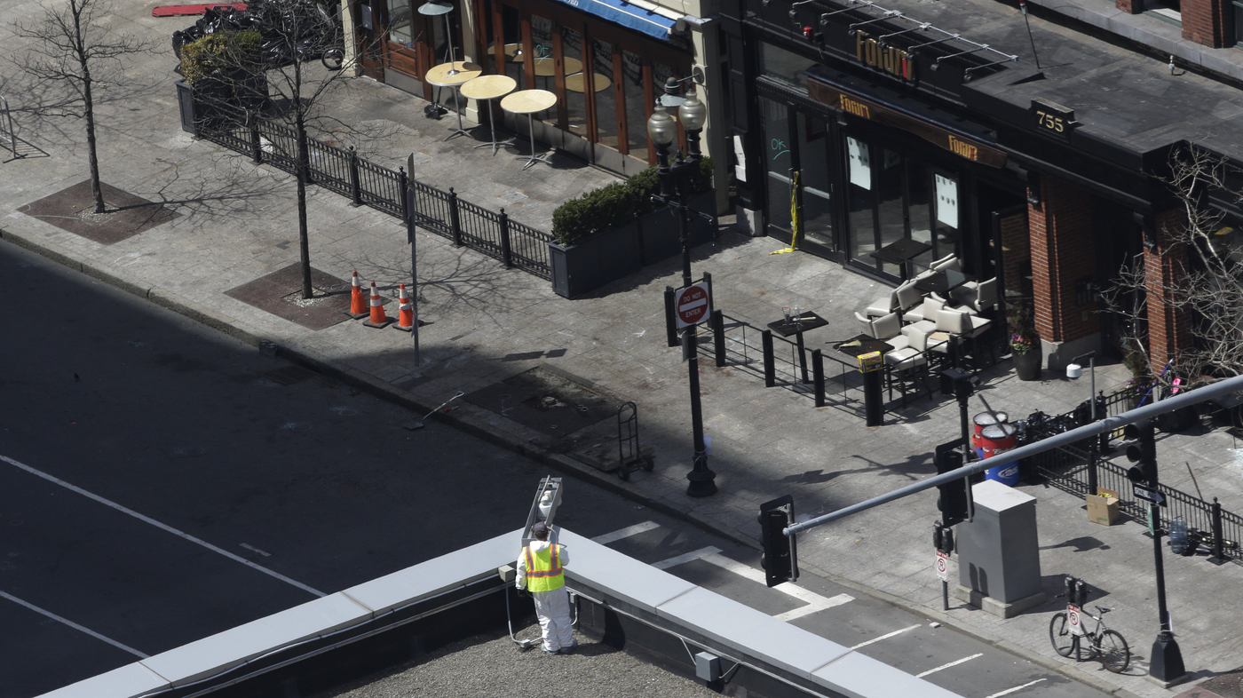 Boston Search Shines Spotlight On Surveillance Cameras : NPR