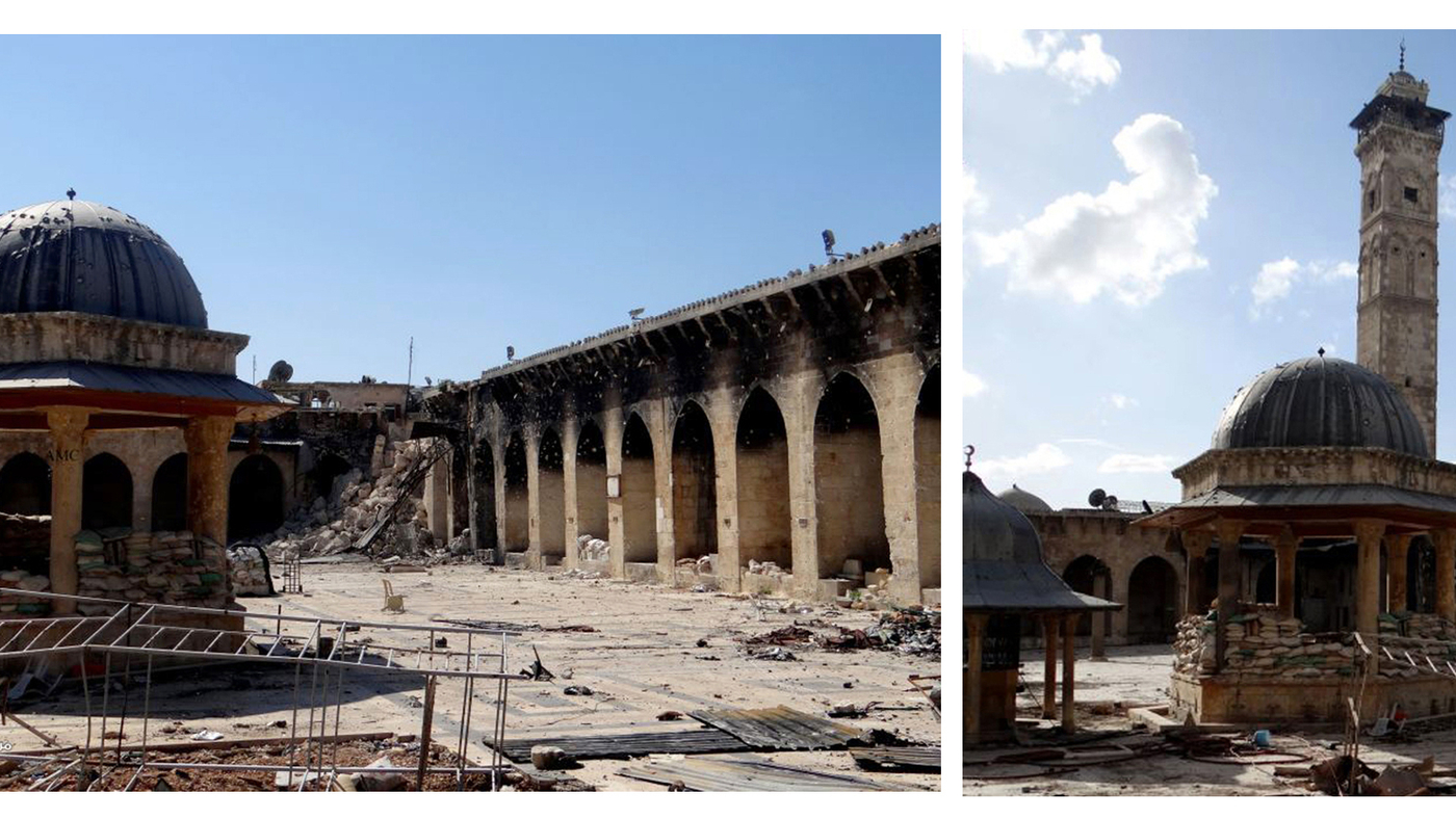 Minaret Of Iconic Syrian Mosque Destroyed In Fighting : The Two-Way : NPR