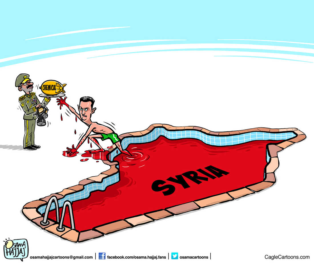 Double Take 'Toons: If Syria Used Sarin... : NPR