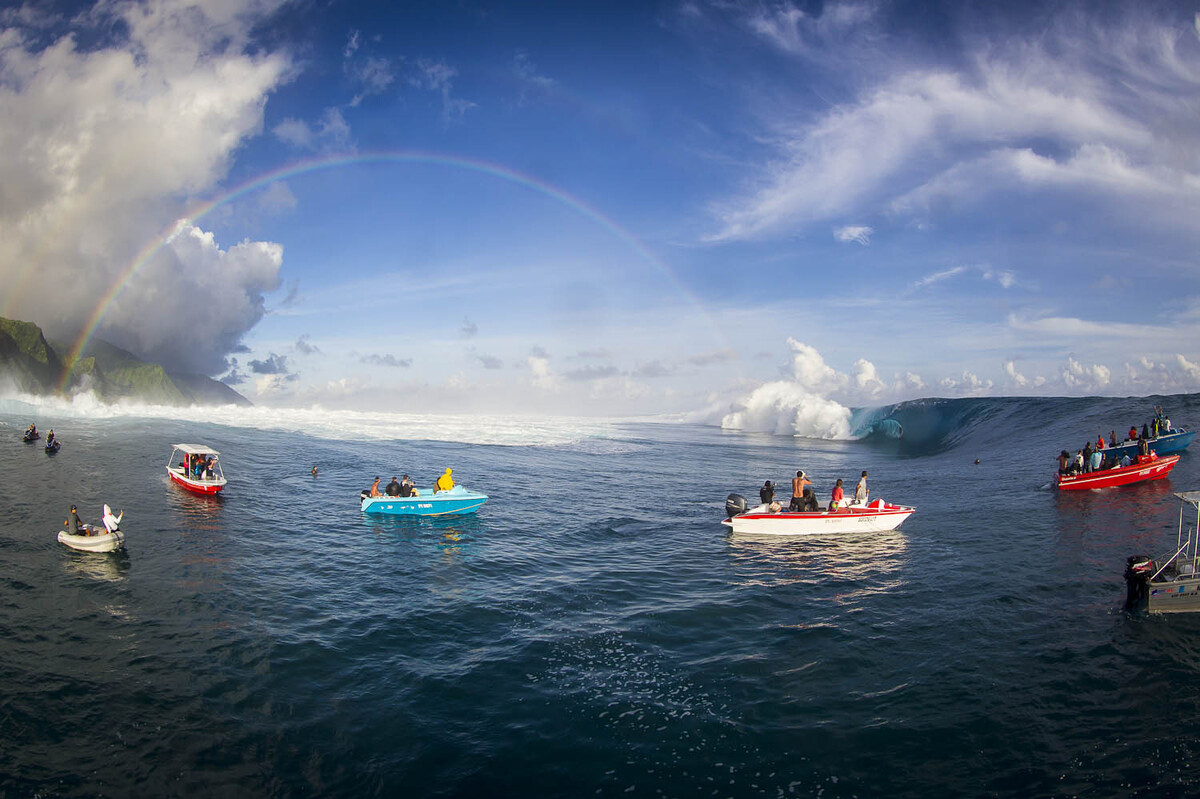 Teahupoo: A Surfer's Mecca, A Photographer's Muse : The Picture Show : NPR