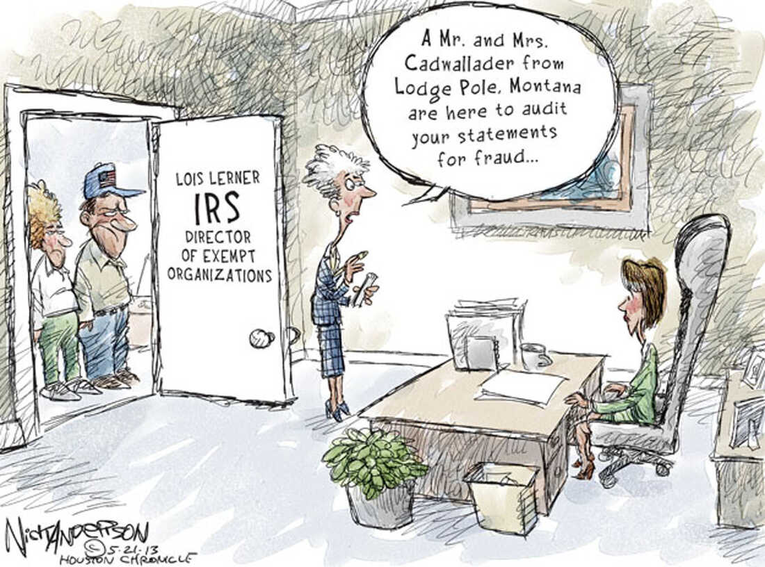 Double Take 'Toons: IRS (Almost) Testifies? : NPR