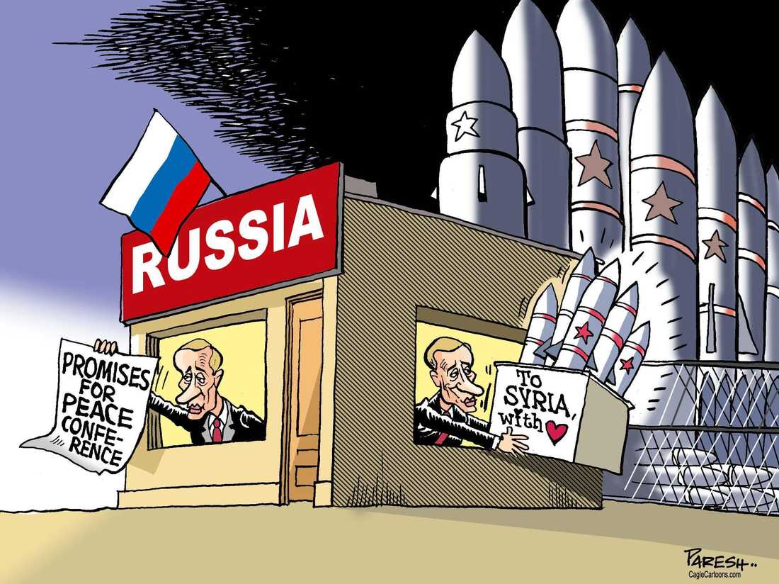 Double Take 'Toons: Syrian Peace Talks? : NPR