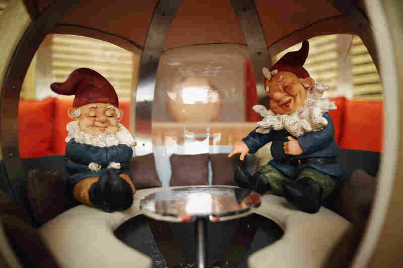 Gnomes Crash Distinguished Garden Show In England : The Two-Way : NPR