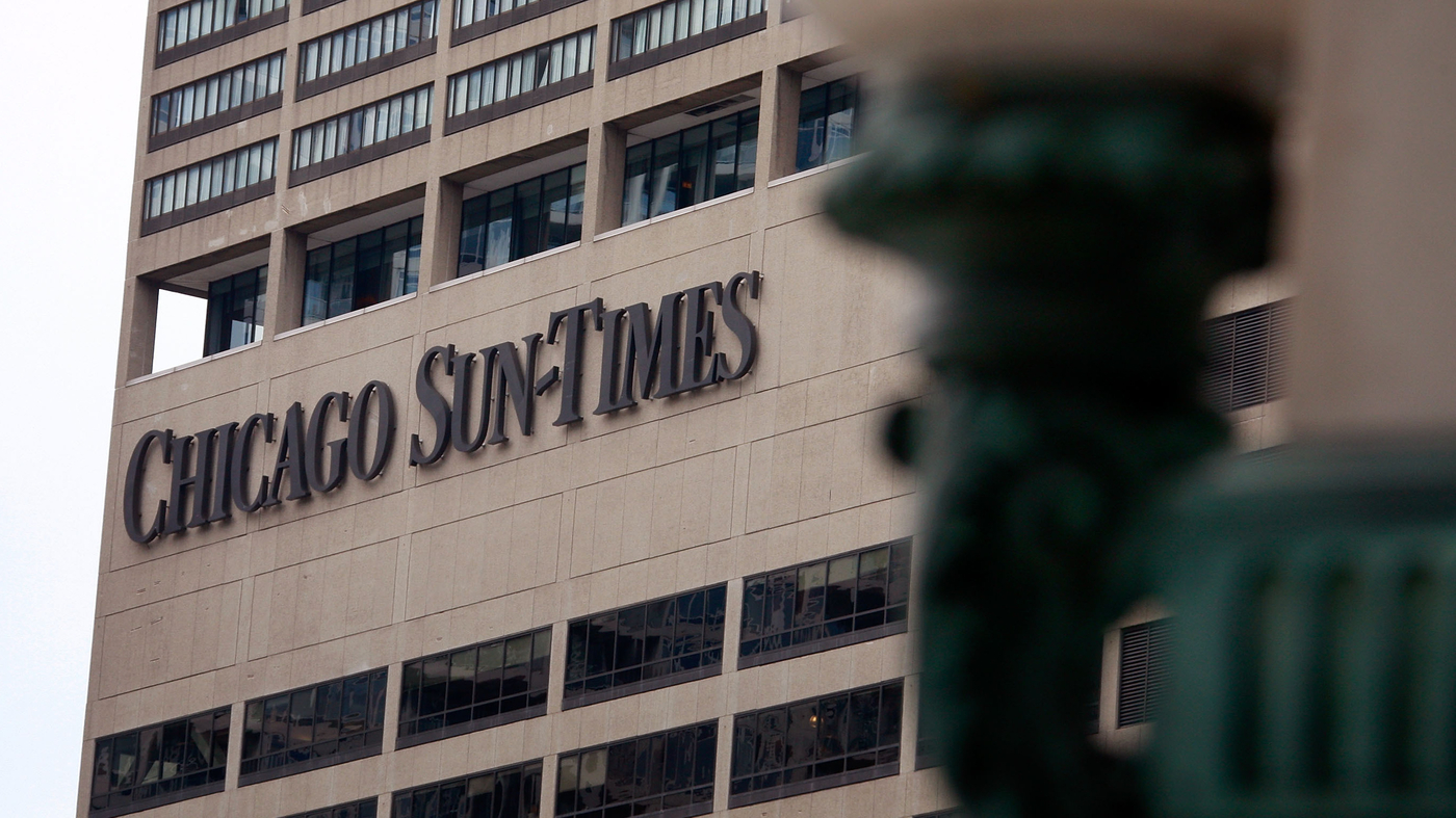 'Chicago Sun-Times' Fires Its Photographers : The Two-Way : NPR