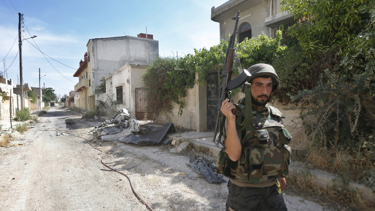 Watching From The Rooftops As A Fierce Syrian Battle Unfolds ...