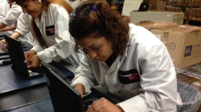 First U.S. Assembly Plant For China's Lenovo Opens In N.C. : NPR