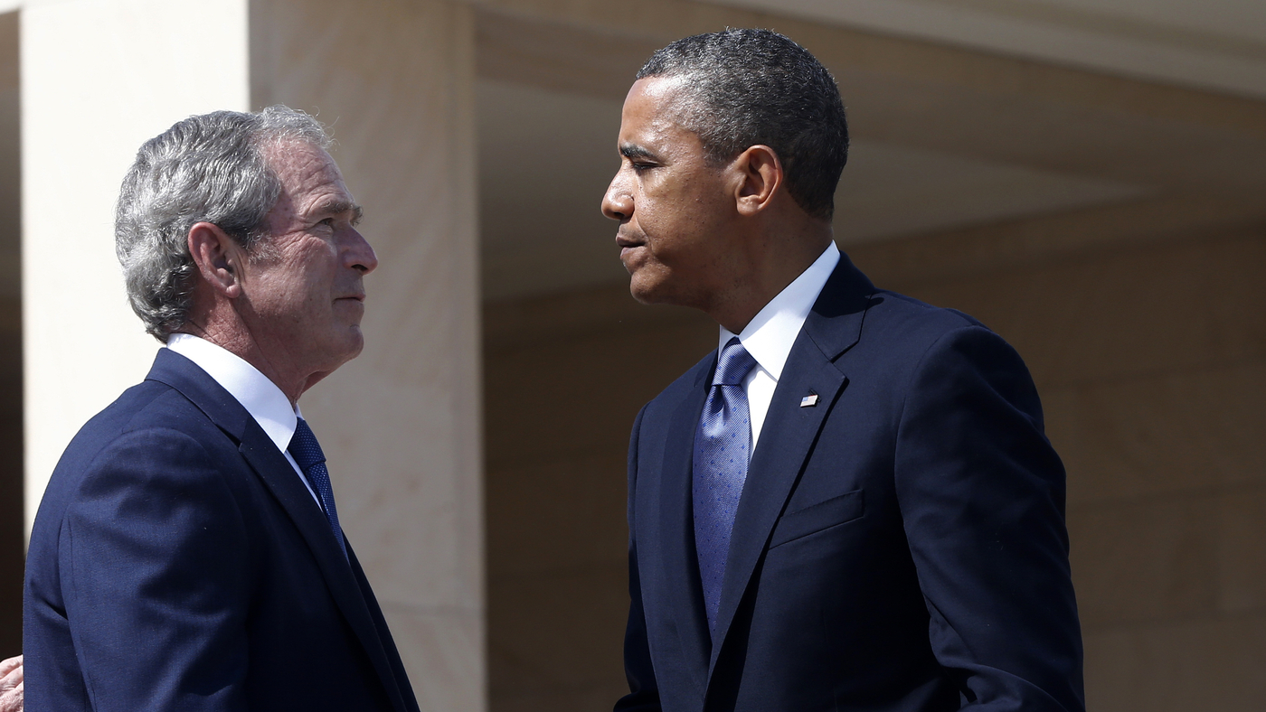 On National Security, Obama Follows Bush's Lead : It's All Politics : NPR