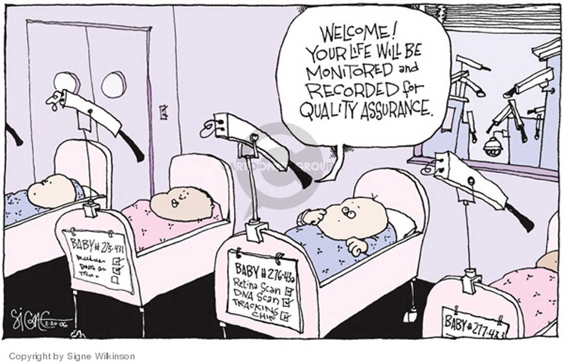 Double Take 'Toons: 4th Amendment Fades Away? : NPR