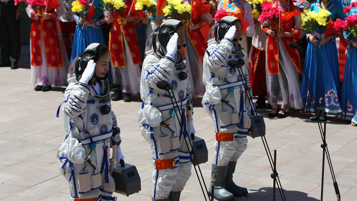 Chinese Astronauts Dock With Orbiting Space Lab : The Two-Way : NPR