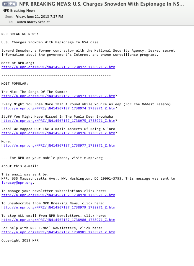 Email Newsletter Improvements Let You Customize Your Content : NPR ...