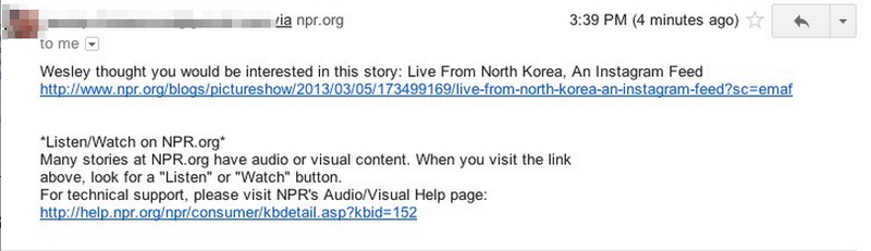Email Newsletter Improvements Let You Customize Your Content : NPR ...