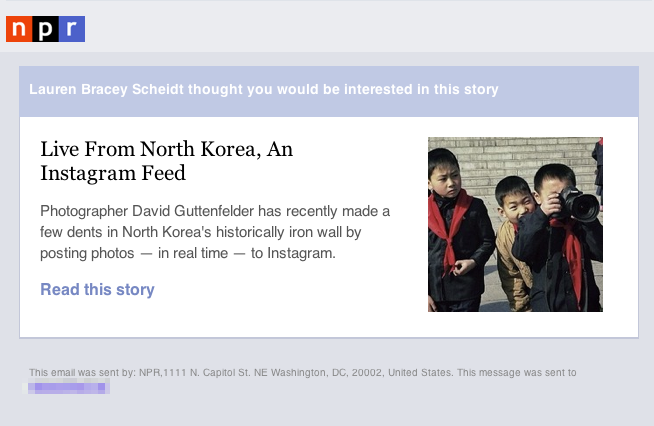 Email Newsletter Improvements Let You Customize Your Content : NPR ...
