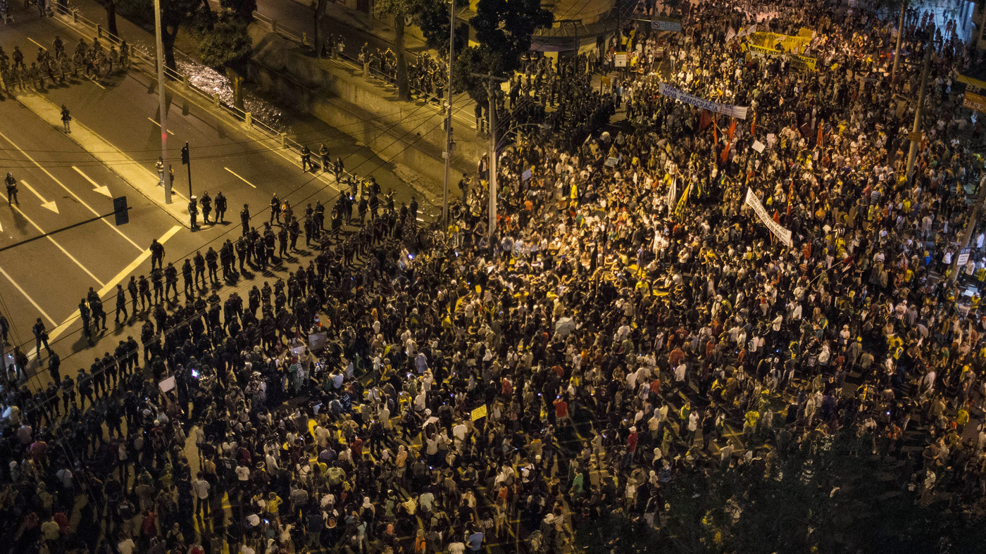 Tales Of Three Protests — In Pictures : Parallels : NPR