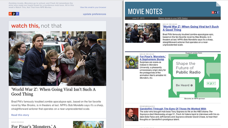 Email Newsletter Improvements Let You Customize Your Content : NPR ...