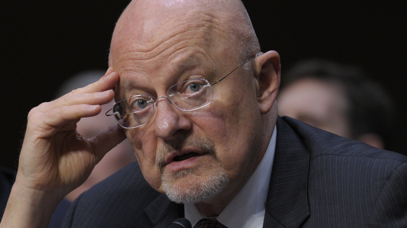 Clapper Apologizes For Answer On NSA's Data Collection : The Two-Way : NPR