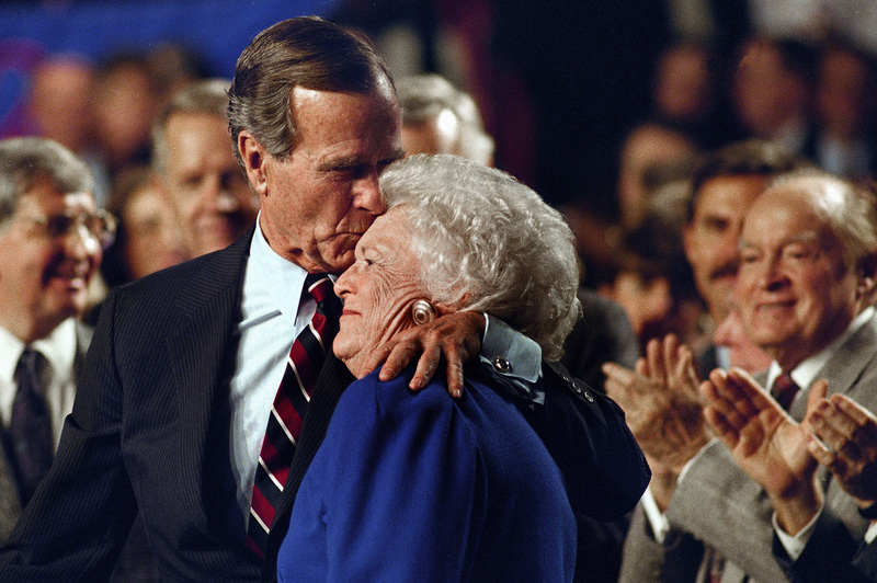 Former First Lady Barbara Bush Dies At 92 : The Two-Way : NPR