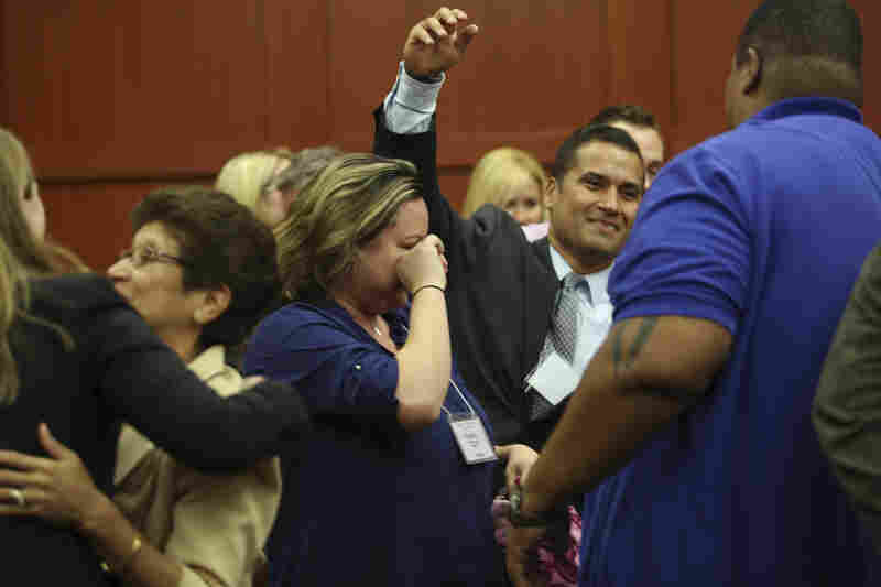 Sifting Through Emotions After Tense Zimmerman Trial : The Two-Way : NPR