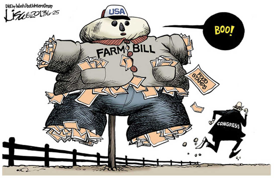 Double Take 'Toons: Farms Without Food? : NPR