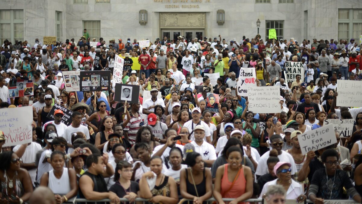 'Justice For Trayvon' Rallies Held In Numerous Cities : The Two-Way : NPR