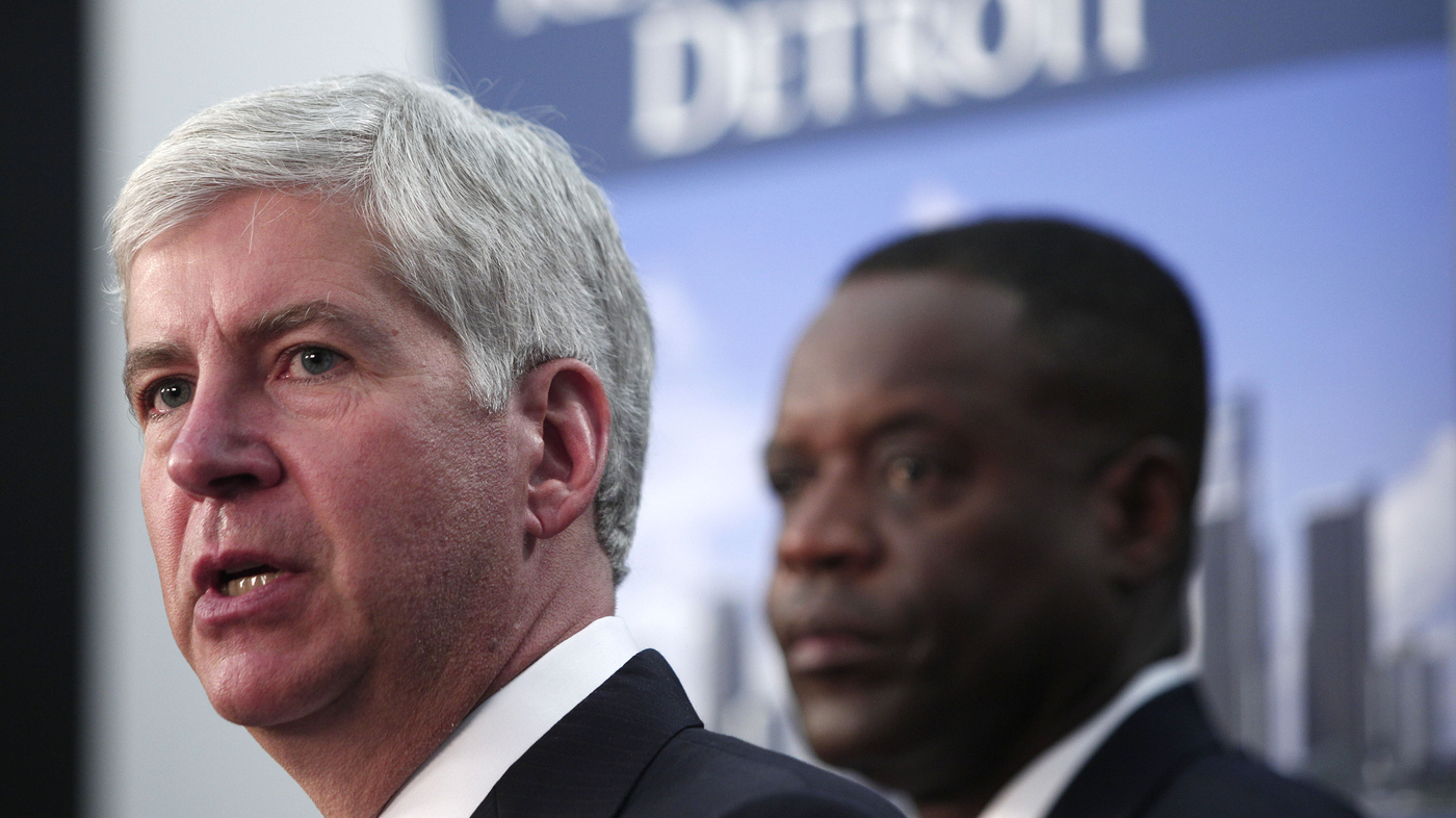 Michigan Governor Doesn't Want Bailout For Detroit : The Two-Way : NPR