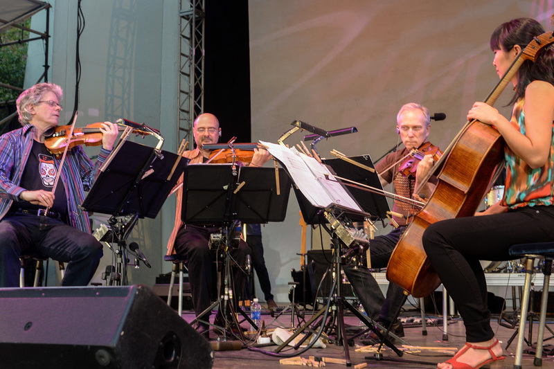 Kronos Quartet: Behind The Scenes And Out Of Doors : NPR