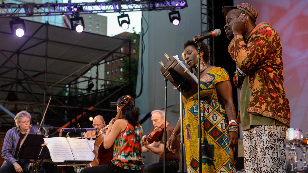Kronos Quartet: Behind The Scenes And Out Of Doors : NPR