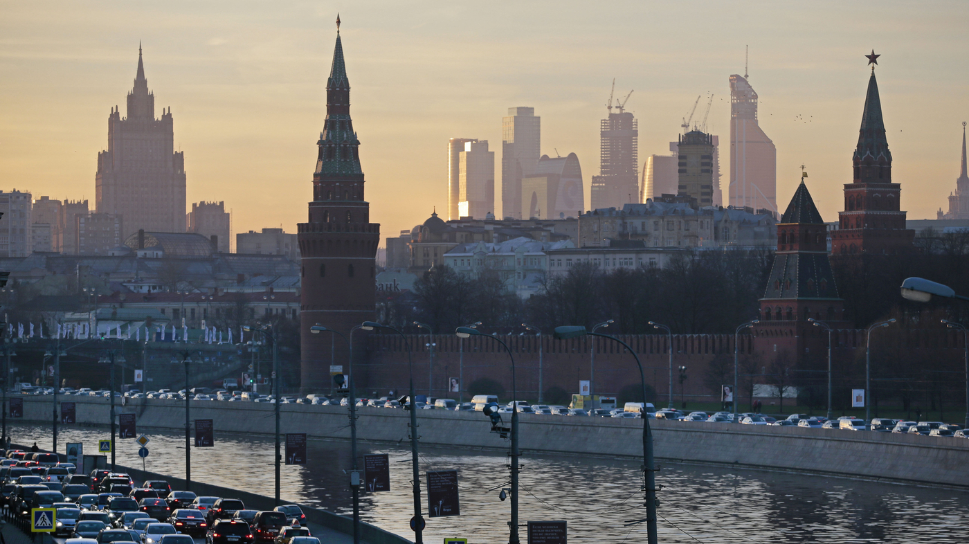 Cyclists Take Nighttime Ride Through Moscow's History : NPR