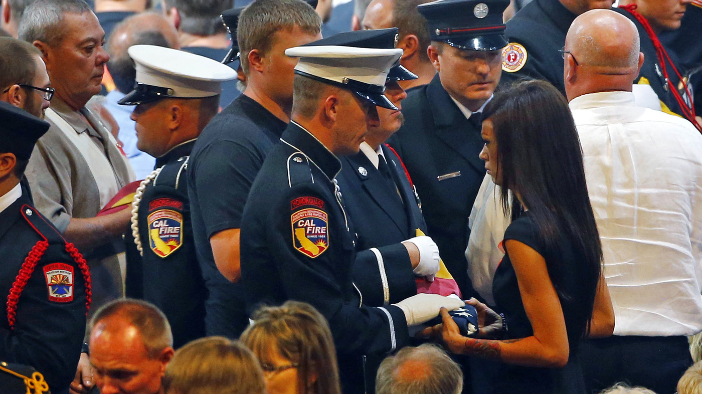 Arizona Firefighter's Widow May Fight City Over Benefits : The Two-Way ...