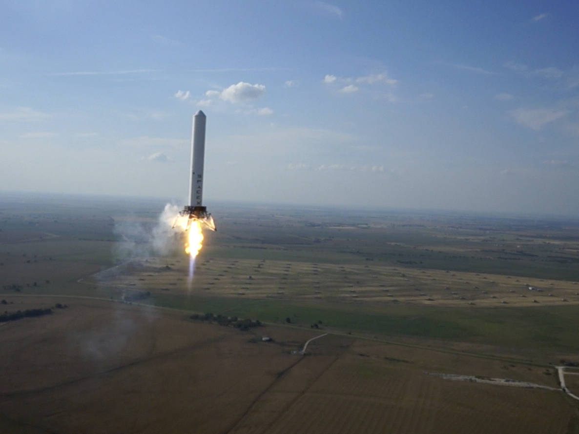 VIDEO: 'Sideways Rocket Hop' By SpaceX Prototype | NCPR News
