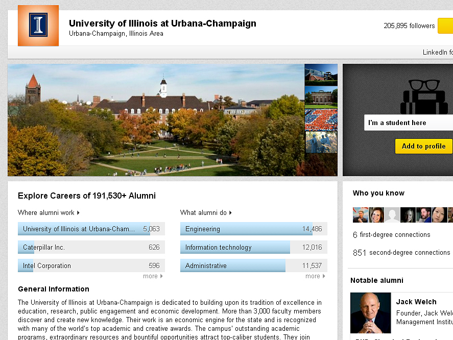 University Pages: LinkedIn Launches New College Profiles | NCPR News