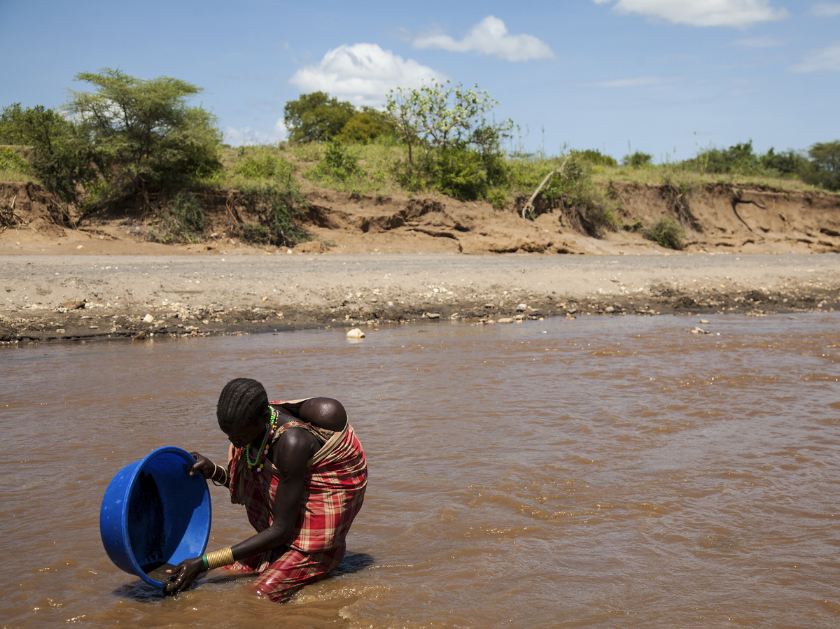 Panning For Gold In South Sudan, A Gram At A Time : Parallels : NPR