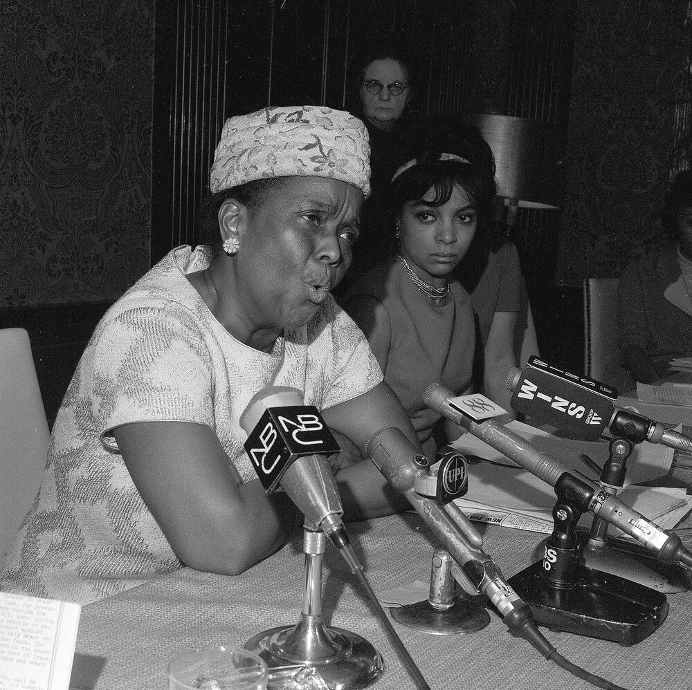 Pictured: Ella Baker (l) with actress and activist Ruby Dee. [Ella ...