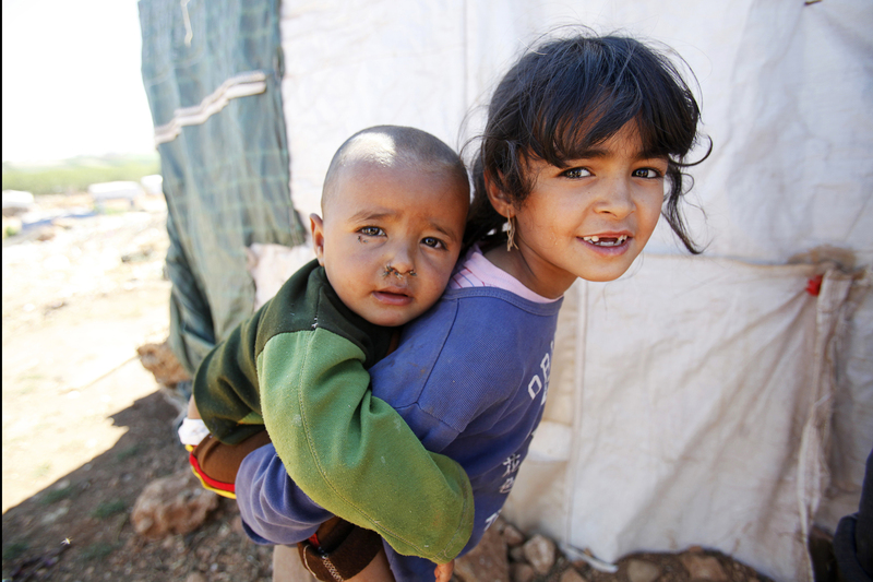 A Glimpse Of Syria's 1 Million Child Refugees : The Two-Way : NPR