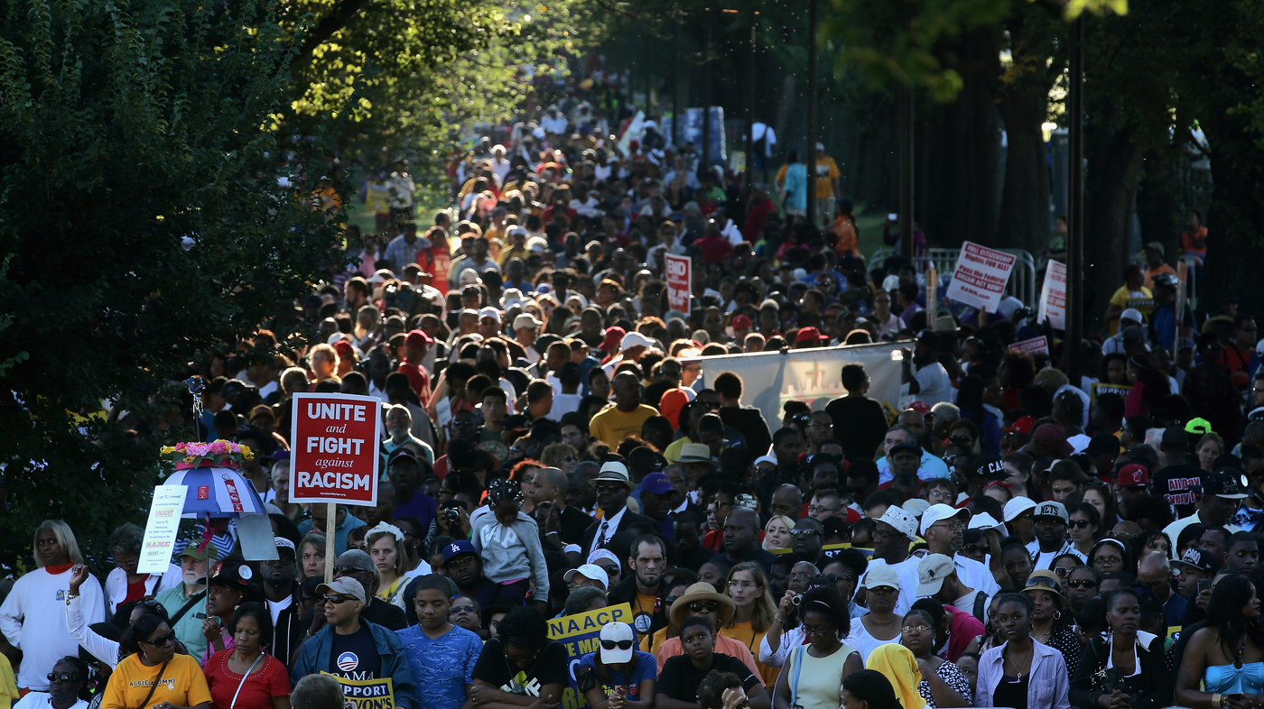 Thousands Gather In D.C. To Mark 1963 Civil Rights March : The Two-Way ...