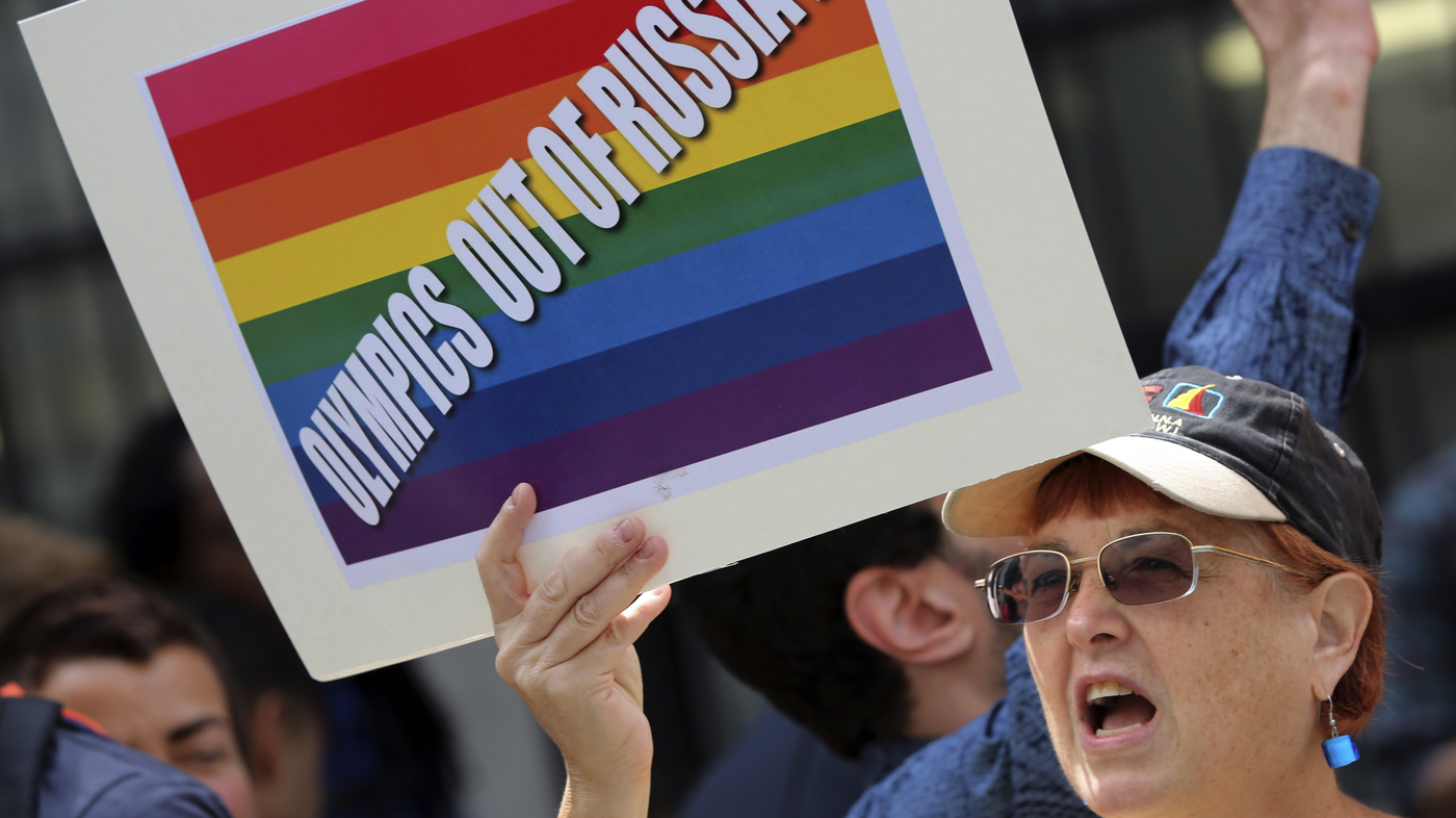 How About A Gold Medal For Human Rights For Gay People? : NPR