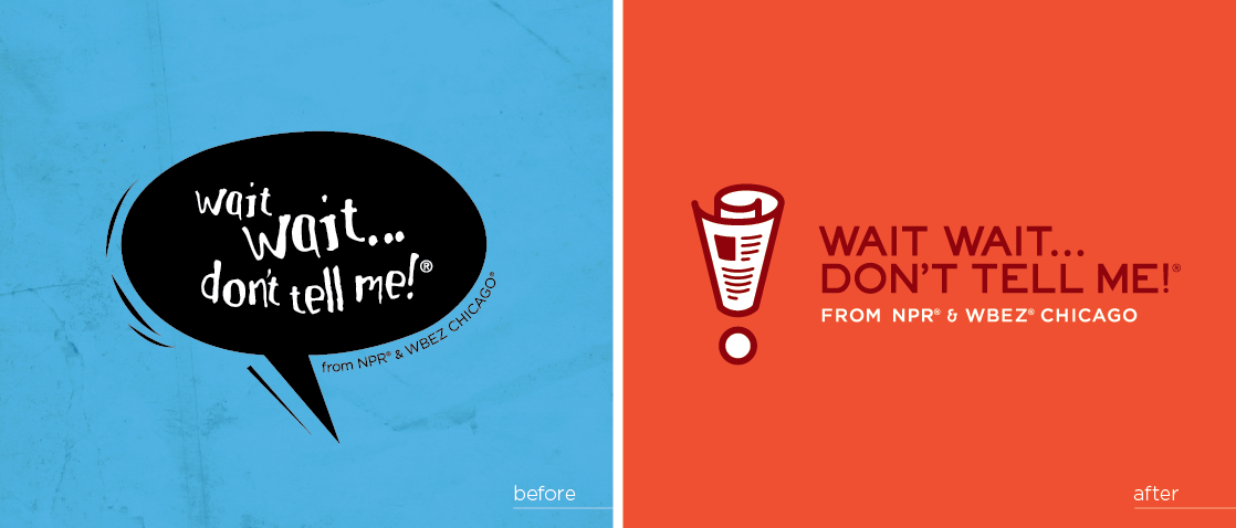 Love And Logos: 'Wait Wait... Don't Tell Me!' Gets A New Look : NPR ...